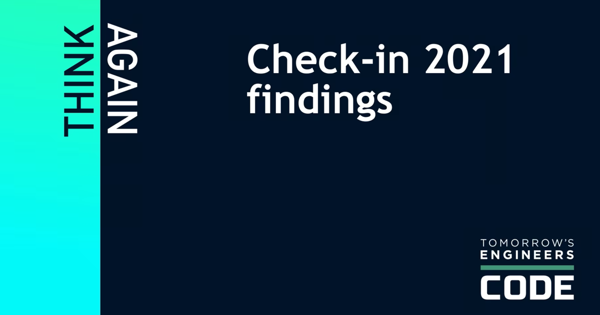 Check-in | Tomorrow's Engineers Code